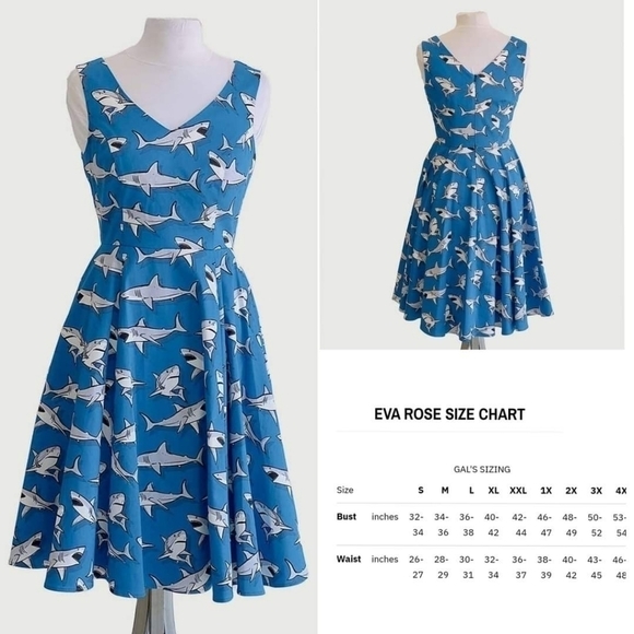 Eva Rose | Dresses | Eva Rose Shark Dress | Poshmark